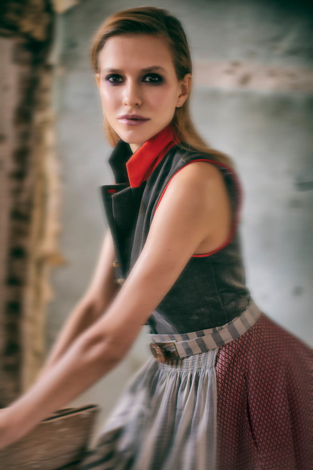 Gothic Dirndl - Blusenlose Dirndl von Juli von CS - Dirndl im Gothic Style